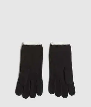 KL JEANS Jeans Logo Knitted Gloves