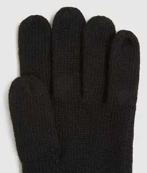 KL JEANS Jeans Logo Knitted Gloves