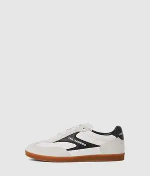 KL JEANS Kandidate Lace-up Sneakers In Black And White - White/black