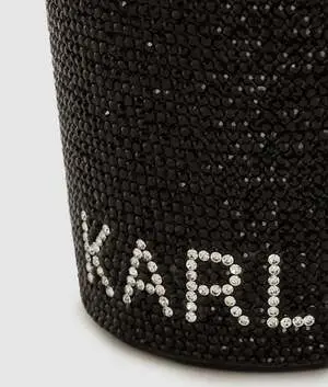 Karl Lagerfeld Ikon Rhinestone To-go Cup - Black
