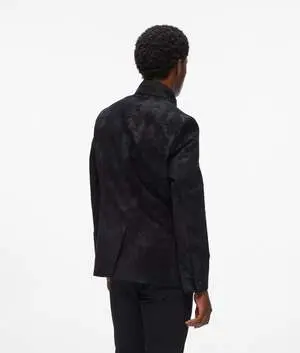 Karl Lagerfeld High Stand Collar Blazer
