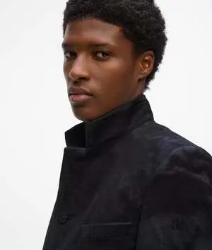 Karl Lagerfeld High Stand Collar Blazer