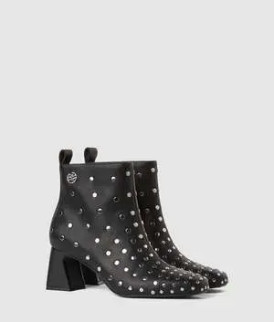 Karl Lagerfeld Beata Studded Ankle Boots