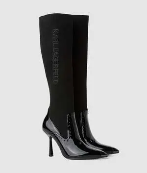 Karl Lagerfeld Pandara Tall Studded Boots
