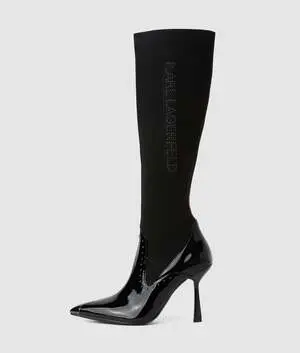 Karl Lagerfeld Pandara Tall Studded Boots