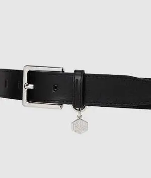 KL JEANS Logo Charm Belt