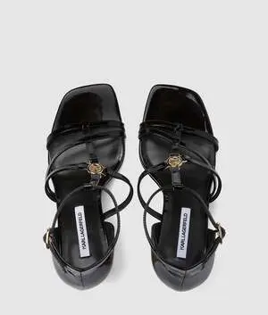 Karl Lagerfeld Debutante Strap Heeled Sandals
