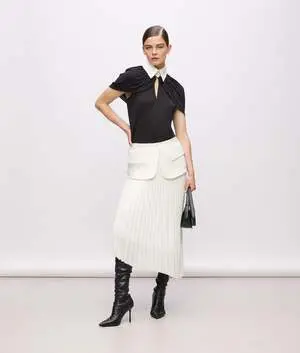 Karl Lagerfeld Cape Top With Pointed Collar