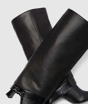 Karl Lagerfeld Tall Fold-down Boots