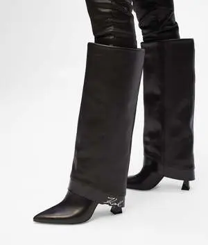 Karl Lagerfeld Tall Fold-down Boots