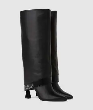 Karl Lagerfeld Tall Fold-down Boots