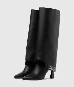 Karl Lagerfeld Tall Fold-down Boots