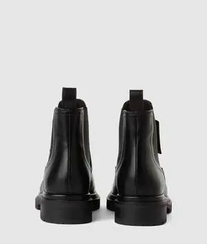 Karl Lagerfeld Goat Skin Leather Chelsea Ankle Boots