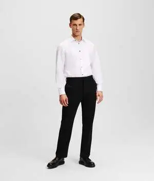 Karl Lagerfeld Tailored Punto Pants - Black