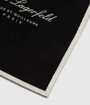 Karl Lagerfeld Crest Beach Towel