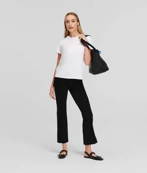 Karl Lagerfeld Organic Cotton Logo T-shirt - White