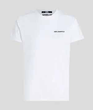 Karl Lagerfeld Organic Cotton Logo T-shirt - White