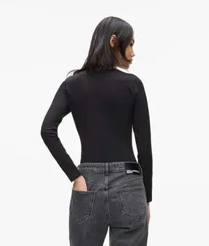 Karl Lagerfeld Long Sleeve Bodysuit