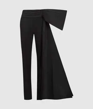 Karl Lagerfeld Studio Bow Detail Tailored Pants