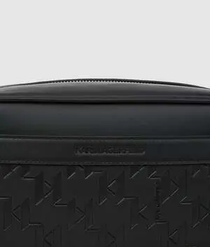 Karl Lagerfeld K/traveller Wash Bag With Embossed Monogram
