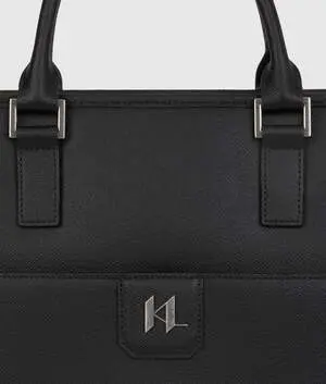 Karl Lagerfeld K/monogram Leather Tote Bag