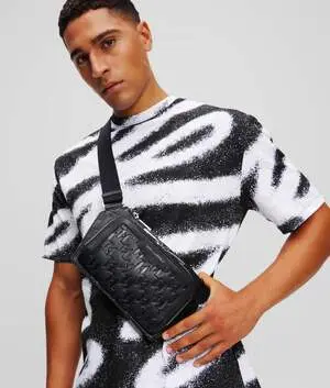 Karl Lagerfeld K/loom Leather Belt Bag