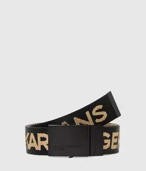 KL JEANS Jeans Reversible Webbing Belt - Travertine