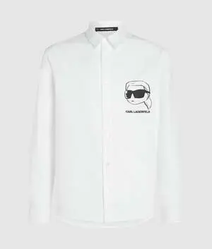Karl Lagerfeld Ikon Sketch Shirt
