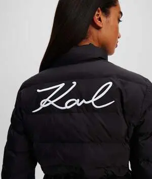 Karl Lagerfeld Signature Puffer Jacket