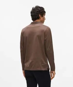 Karl Lagerfeld Long-sleeved Polo Shirt