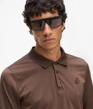 Karl Lagerfeld Long-sleeved Polo Shirt