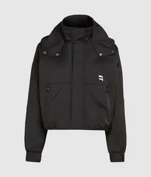 Karl Lagerfeld Ikon Hooded Jacket - Black