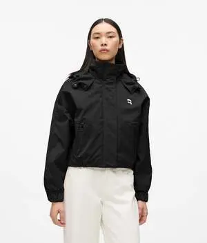 Karl Lagerfeld Ikon Hooded Jacket - Black