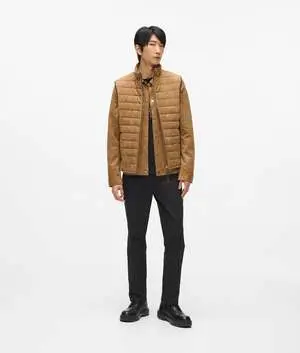 Karl Lagerfeld Quilted Faux Suede Gilet