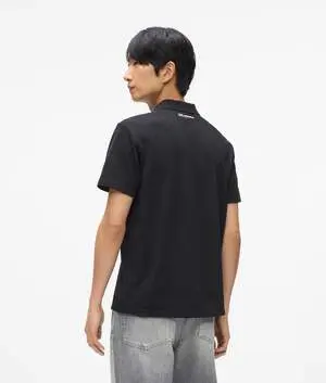 Karl Lagerfeld Monogram Pin Polo Shirt