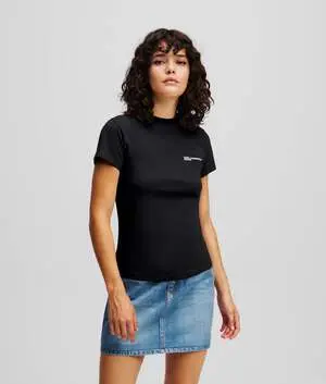 KL JEANS Jeans Slim Fit Organic Cotton T-shirt - Black