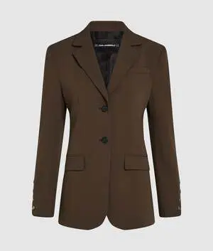 Karl Lagerfeld Snap Button Blazer