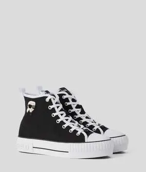 Karl Lagerfeld Ikon Kampus Max Nft High-top Sneakers - Black