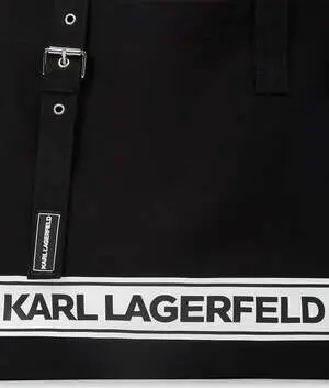 Karl Lagerfeld Logo Beach Tote Bag