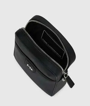 Karl Lagerfeld K/monogram Leather Crossbody Bag
