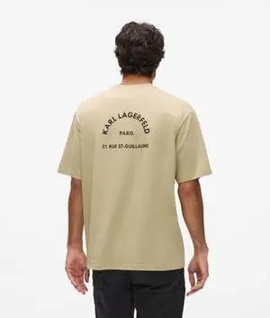 Karl Lagerfeld Rue St-guillaume Relaxed T-shirt - Twill