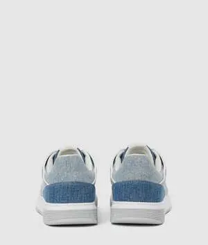 KL JEANS Denim Patchwork Lace-up Sneakers
