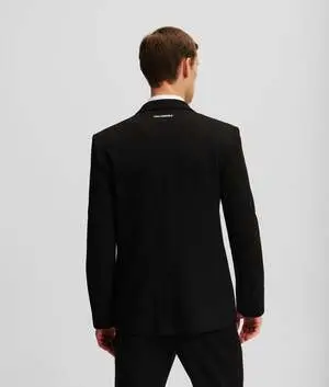 Karl Lagerfeld Tailored Single-breasted Blazer - Black
