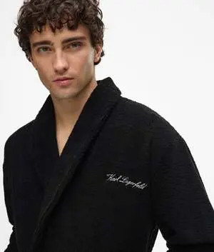 Karl Lagerfeld Terry Bathrobe