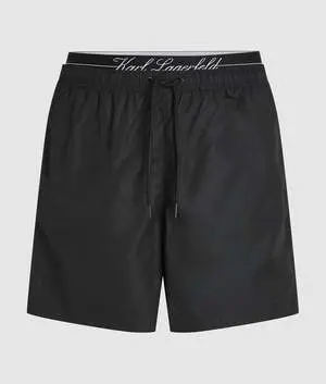 Karl Lagerfeld Double Waistband Boardshorts