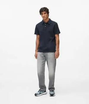 Karl Lagerfeld Bouclé Polo Shirt
