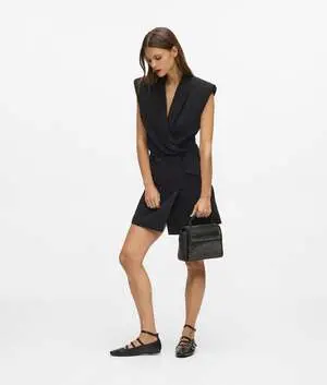 Karl Lagerfeld Tailored Blazer Dress With Embroidered Logo
