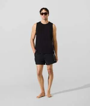 Karl Lagerfeld Ikon Metallic Beach Tank Top