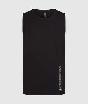 Karl Lagerfeld Ikon Metallic Beach Tank Top
