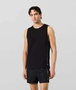 Karl Lagerfeld Ikon Metallic Beach Tank Top